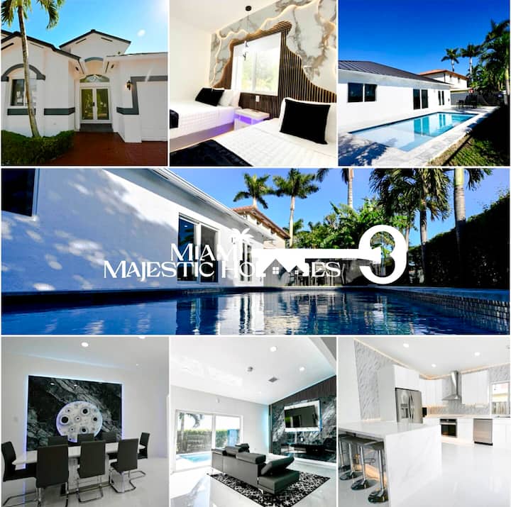 Golden Horizon Villa| Pool| Perfect Game Room| Bbq - Zoo Miami, Miami