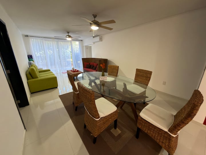 Amplio Depa A 5 Min De Playa Ballenas Con Piscina - Cancún