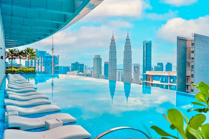 2br Eaton#4112|1king 1queen-top Swimming Pool#klcc - Kuala Lumpur