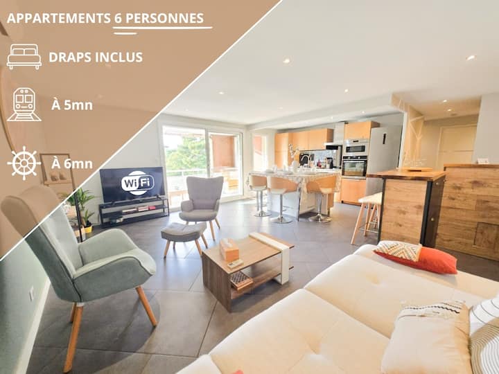 Splendide T4, Terrasse, Proche Toutes Commodités - Toulon