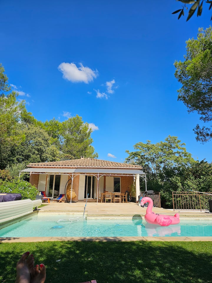 Solarium Nîmois-clim-piscine-4ch-2sdb - Nîmes