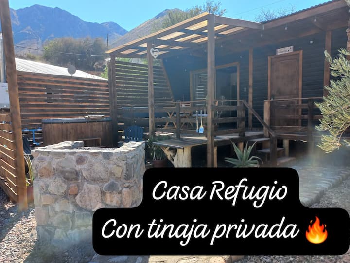 Casa Refugio En Rivadavia Con Tinaja Privada - Paiguano