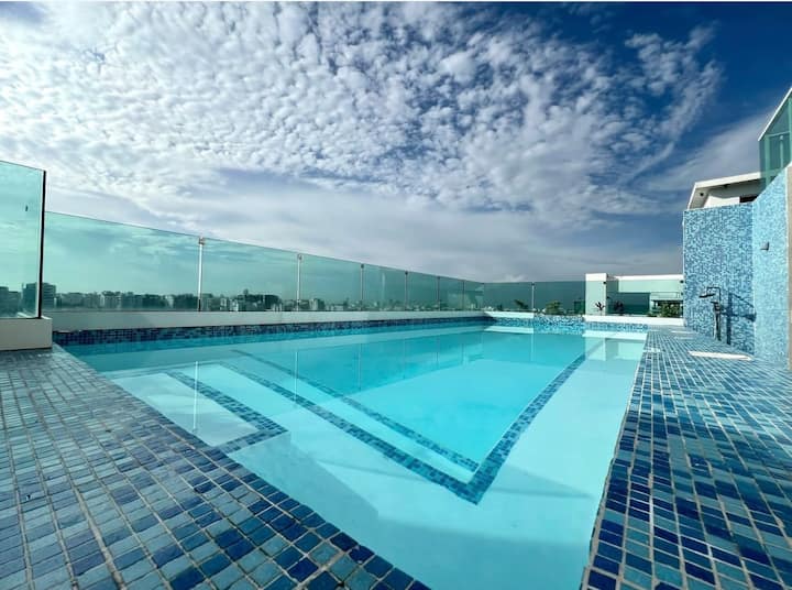 Centro De La Ciudad Con Piscina, Gym Y Cama King - Santo Domingo