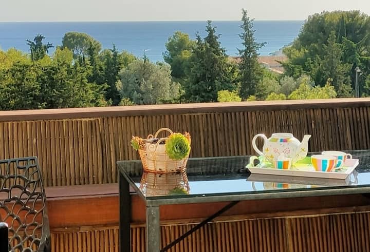 "Loft" De Charme, Terrasse Vue Mer, Garage Piscine - Cap Canaille