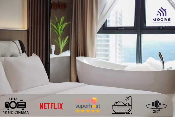 Sea View Bathtub Luxury Premium @2br Free Cleaning - Johor Bahru