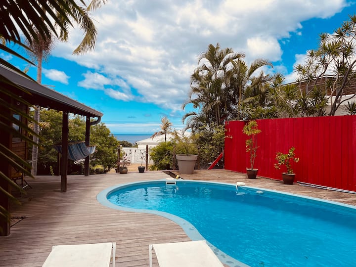 Charmant Bungalow Avec Piscine - Saint-Leu