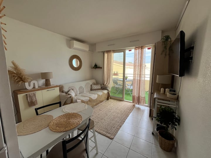 Joli Studio Piscine-plage-parking Gratuit - La Colle-sur-Loup