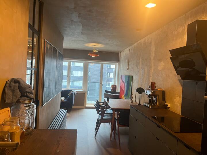 Industrial Flat Close To Water With Double Bed - Copenhague