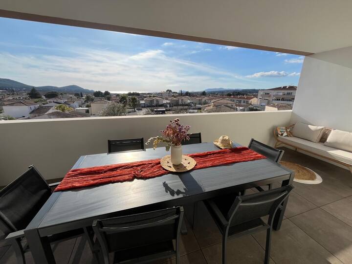 Appartement Terrasse Vue Mer - Saint-Cyr-sur-Mer