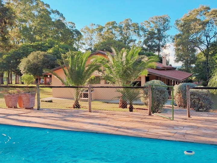 Fazenda C/ Lareira E Piscina – 9min Do Raceville - Brasil