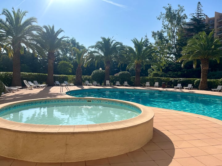 T3  Tennis & Piscine - Clim - 2 Ch - 2 Sdb - Mandelieu-La Napoule