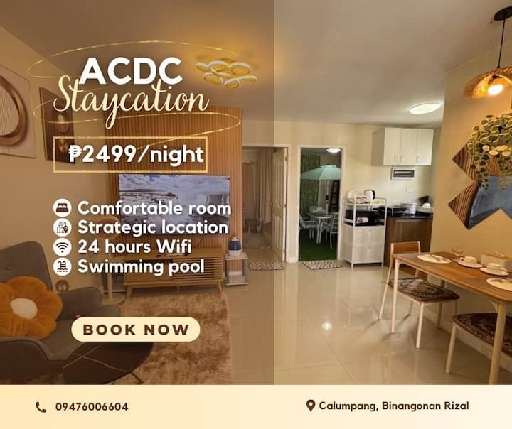 Acdc Staycation Binangonan - 2 Bedrooms - Binangonan