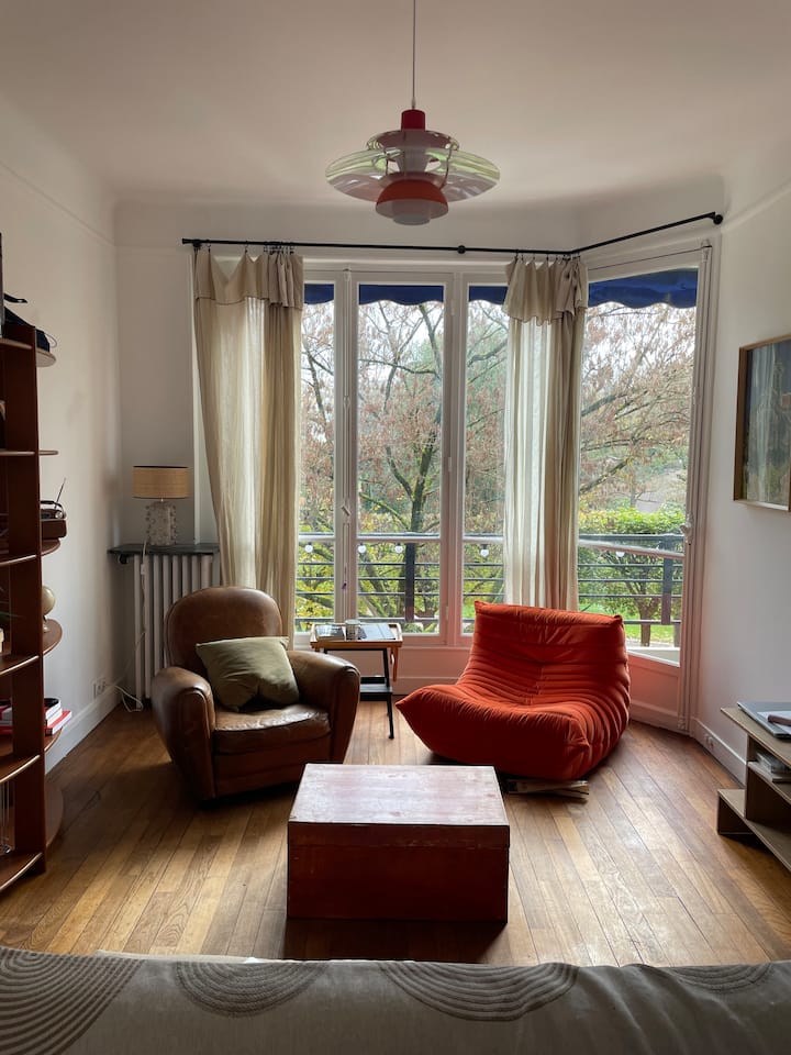 ÉLégant Appartement Sur Parc - Issy-les-Moulineaux