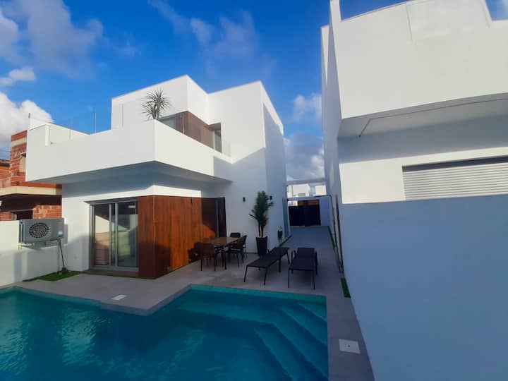 Superbe Villa Piscine Privée  .San Fulgencio - La Marina