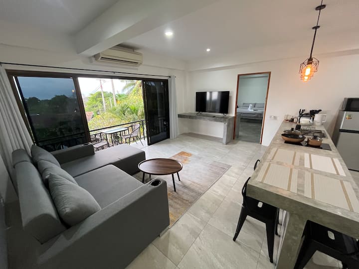 Sea-view Flat In Pool Resort Maenam - Koh Samui