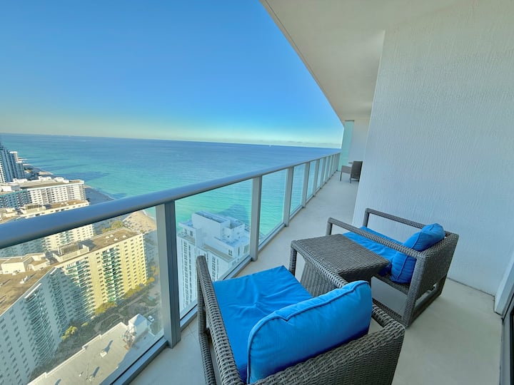 34th Ocean View Retreat 2/2 At Lyfe @34th Floor - Hollywood