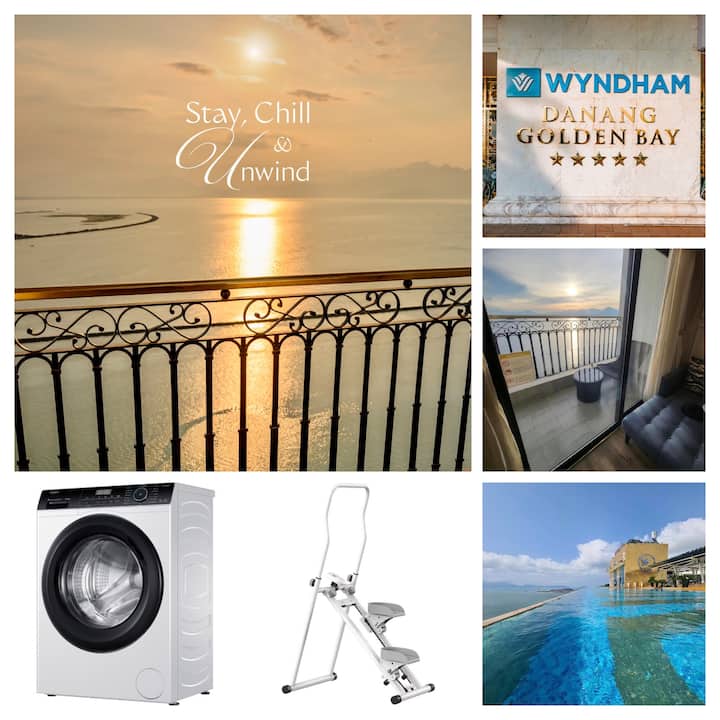 Seaview Wyndhamgoldenbay Ban Công/giặt/sấy Free - Da Nang
