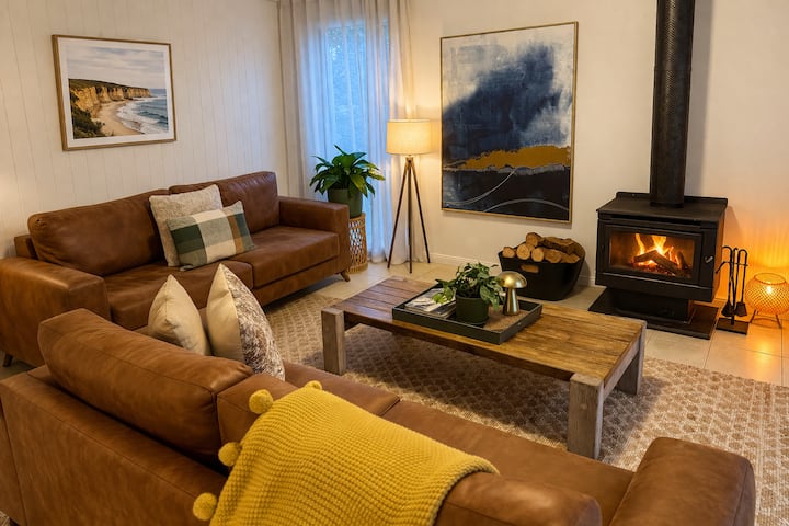 6 Br - Spacious Quiet Home, Walk To Beach & Town. - Apollo Bay