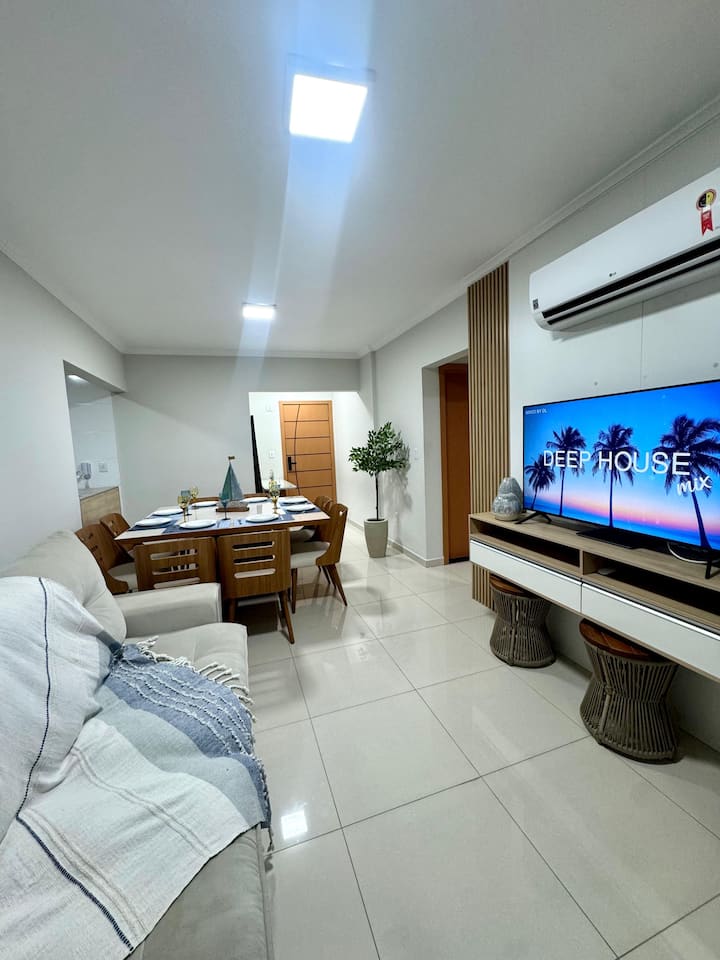 Apartament In Front Of The Beach - Guilhermina Pg - Praia Grande