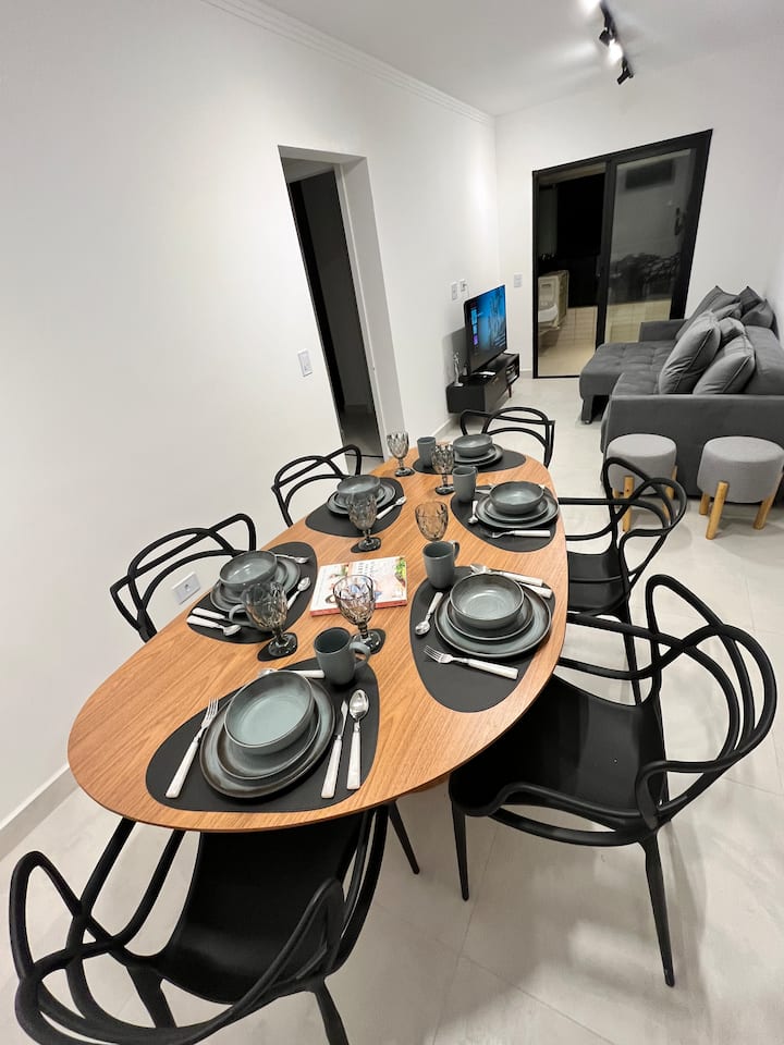 Apto Novo E Conforto à Beira-mar - Praia Grande