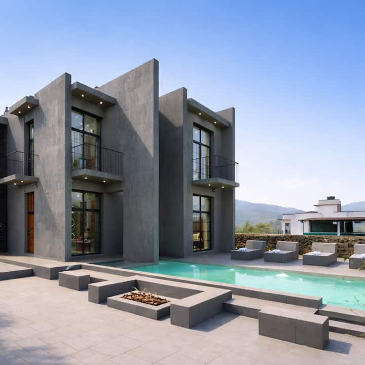 Beton Brut Le Pavillon • Private Pool | Karjat - Karjat