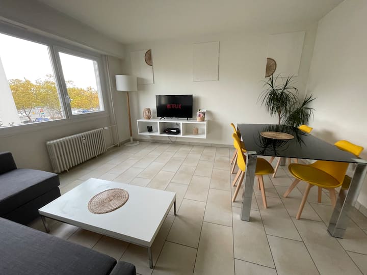 Spacieux Appartement Lumineux Proche Gare - Colmar
