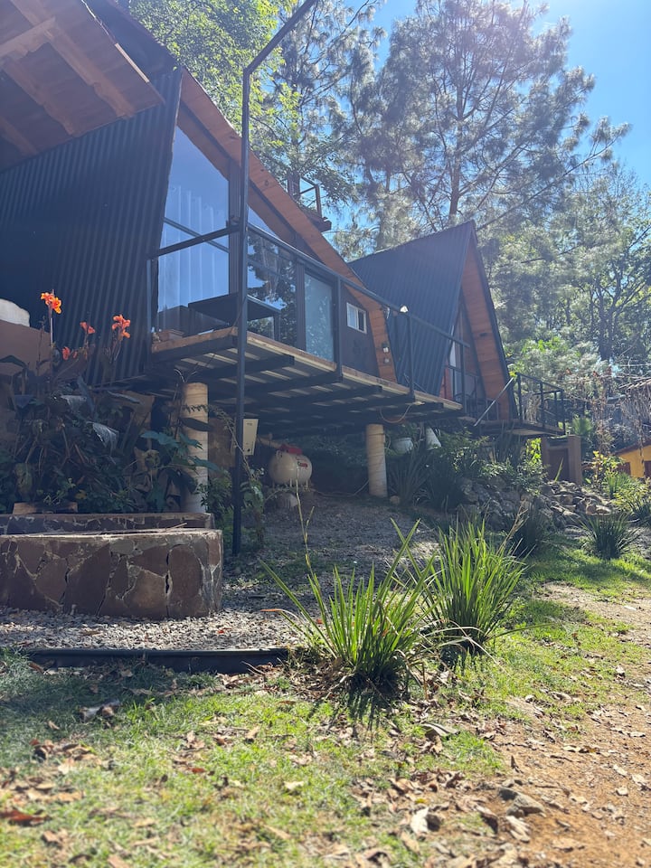 Cabaña Teca Romántica Parejas - Michoacán