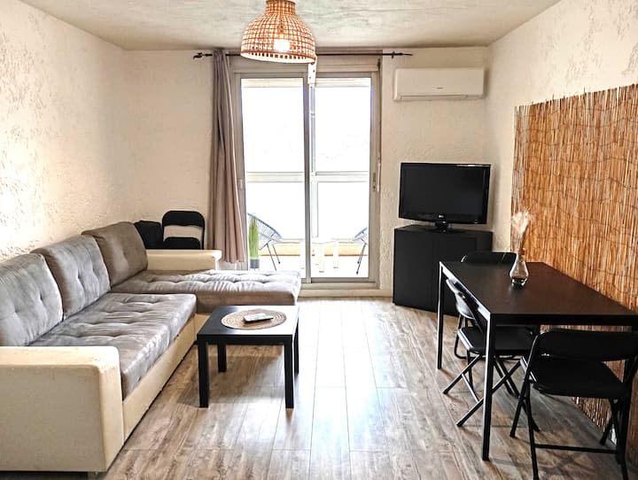 Studio Spacieux Grande Plage - Plage de Fos-sur-Mer