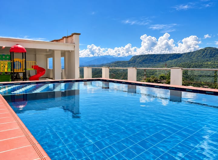 San Gil Plaza Confort, Vista Y Piscina Parking - San Gil