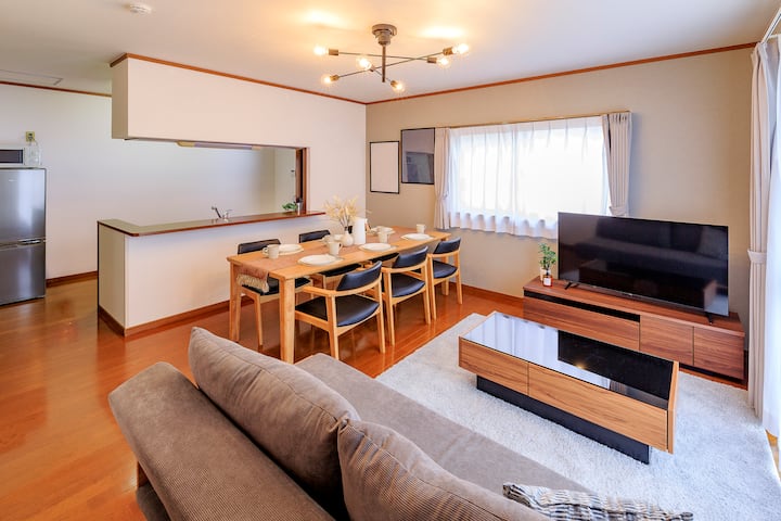 Tenjin Sta 20 Min By Car/free Cps/10ppl/3bdr/85㎡ - Fukuoka