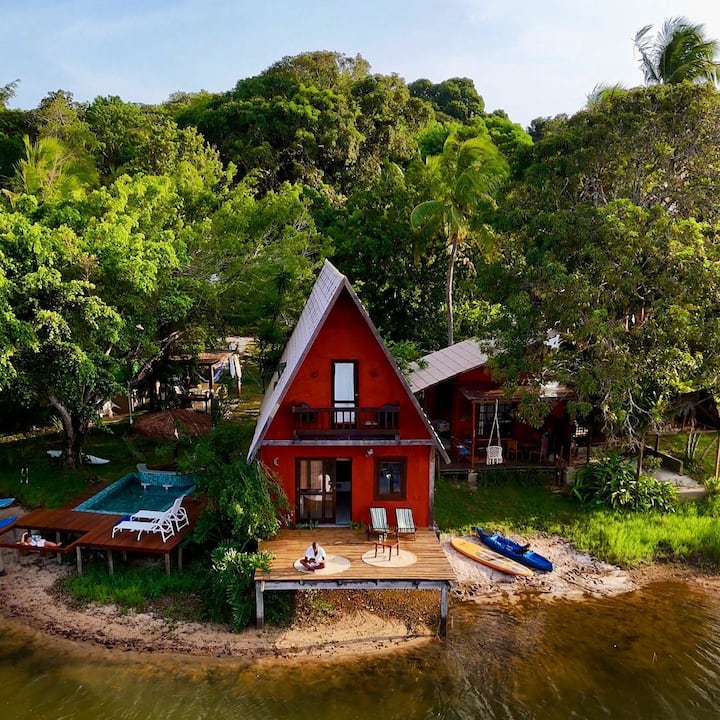 Cabanas Aruá - Chalé Espelho D'água - Bahía