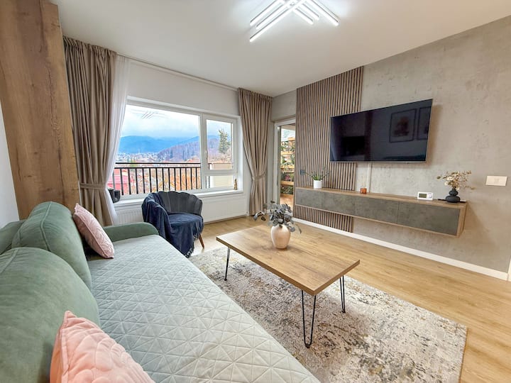 Mountain & City View With Underground Parking Flat - Brașov