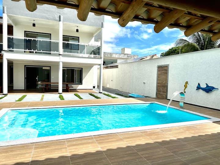 Casa De 5 Suítes Com Piscina à 1500m Da Praia - Porto Seguro