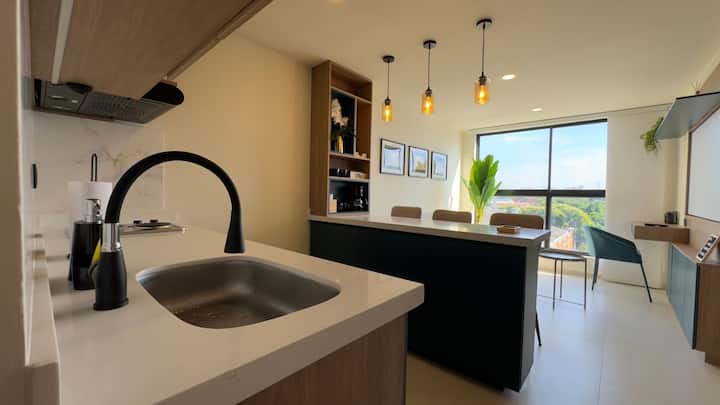 Moderno Aparta Estudio En Miró Living Cali. - Cali