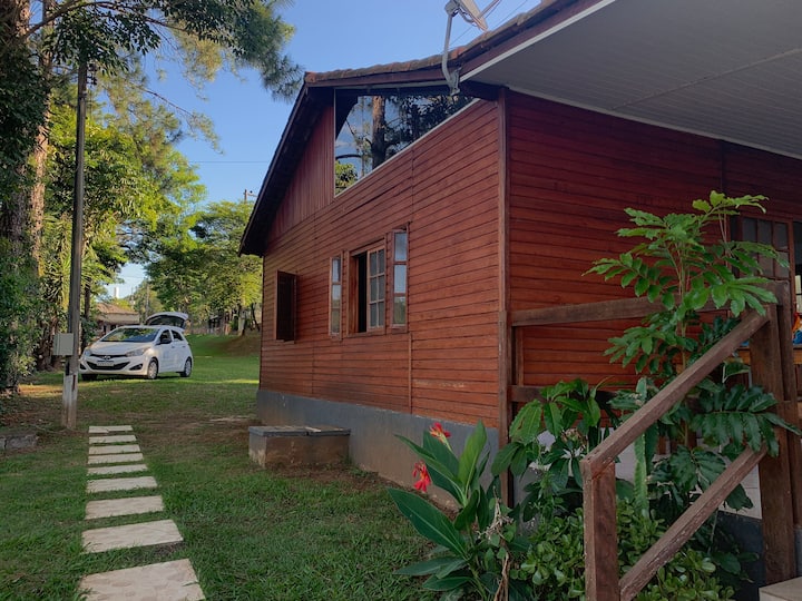 Chalé Herança- Camping Carrion- Até 6 Pessoas. - Itu