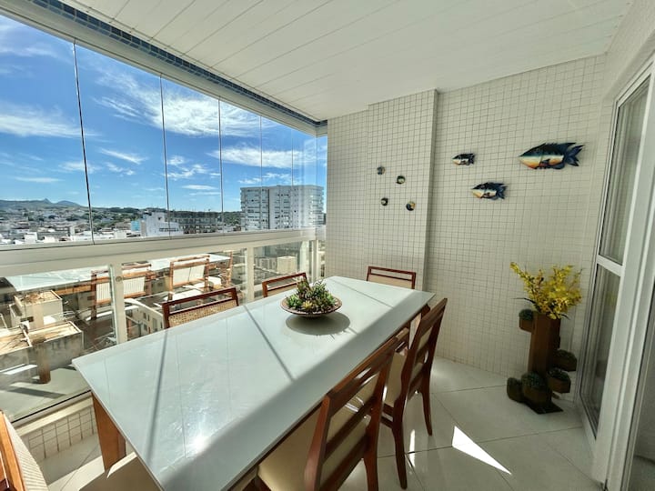 Apto Na Praia Do Morro Com 02 Vagas De Garagem - Guarapari