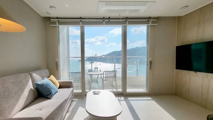 [효이스테이부산송도] #42디럭스스위트b #테라스 #해상케이블카할인 #최대4인가능 - Busan