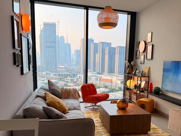 1.5br | Burj Khalifa & Park Views | Sobha Waves - Dubai