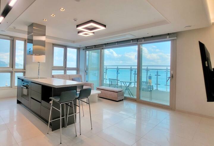 [효이스테이부산송도] #42프리미어스위트a#테라스 #오션뷰 #해상케이블카할인 #최대5인가능 - Busan