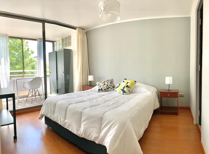 Muy Cómodo/ Seguro Y Céntrico. Wifi-área Trabajo - Providencia