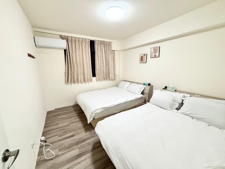 O台北 西門町（4～9人房）整層大空間/美食商圈/廚房/洗衣機/超大採光窗戶/鄰近超市、商圈、夜市 - Taipei