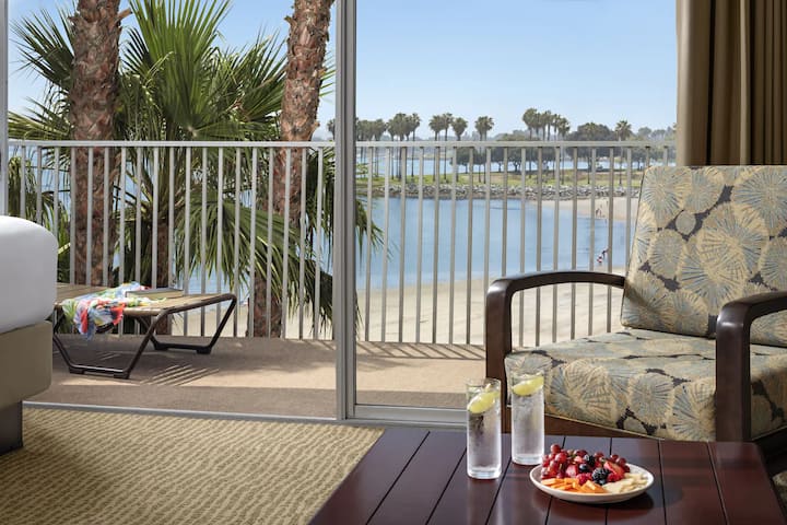 2 Partial Bay View Studio Queens, Bahia Resort - San Diego, CA