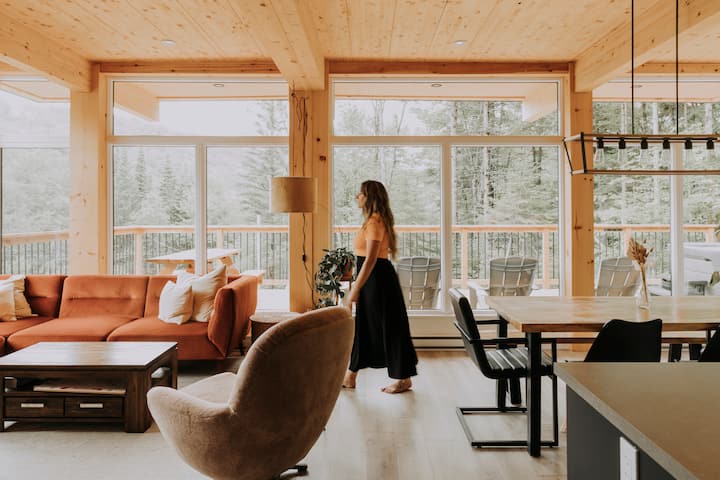 Refuge De Luxe | Spa • Lac/kayak • Pit à Feu • Bbq - Sainte-Agathe-des-Monts