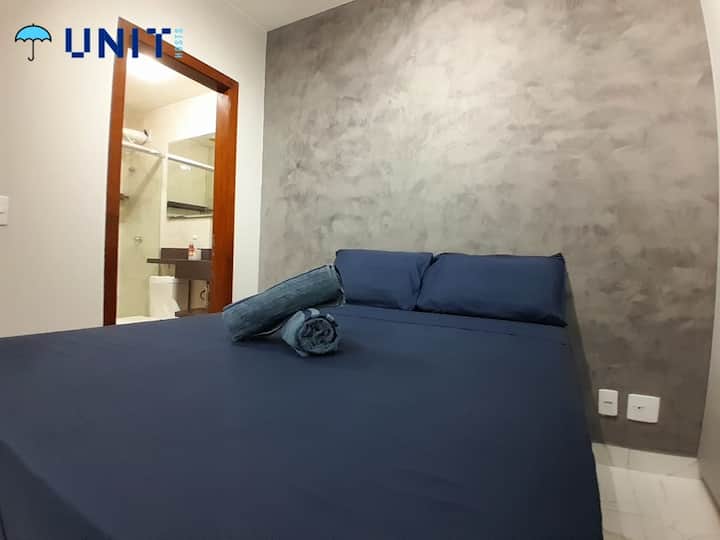 Apê Asa Norte/vaga Privativa /Ar-condicionado - Brasília