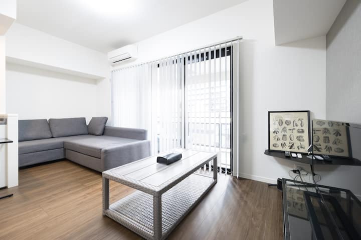 Max4people/35㎡ / 4 Min Subway/family Type Room! - Fukuoka