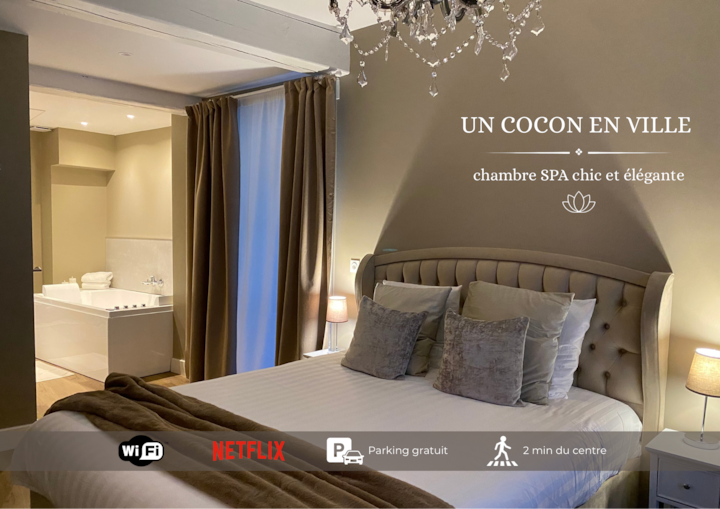 Un Cocon En Ville : Chambre Spa Chic Et éLégante - Pacy-sur-Eure