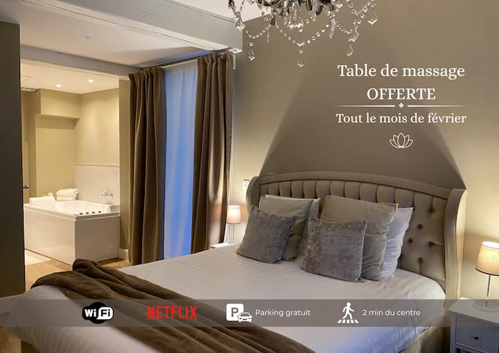 Un Cocon En Ville : Chambre Spa Chic Et éLégante - Eure