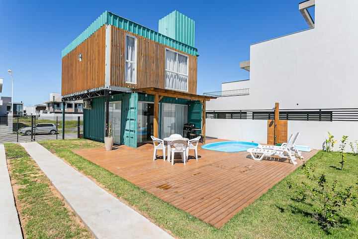 Casa Sol - Piscina, Ar Condicionado, 500m Mar - Florianópolis