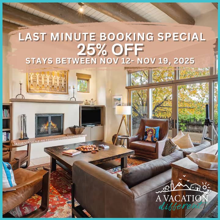 Ski Discounts! Sunset View Villa At Bishop's Lodge - Lake Katherine, NM