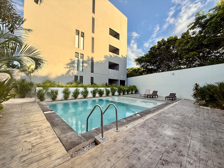 Cómodo Departamento En Temozón - Mérida